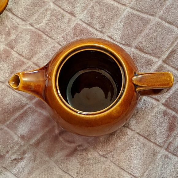 Mccoy | Dining | Vintage Signed Mccoy Brown Glazed Tea Pot | Poshmark